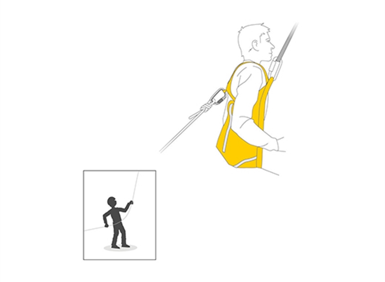 Petzl PITAGOR Evacuation Triangle - CSS Worksafe | Rescue Harnesses for ...